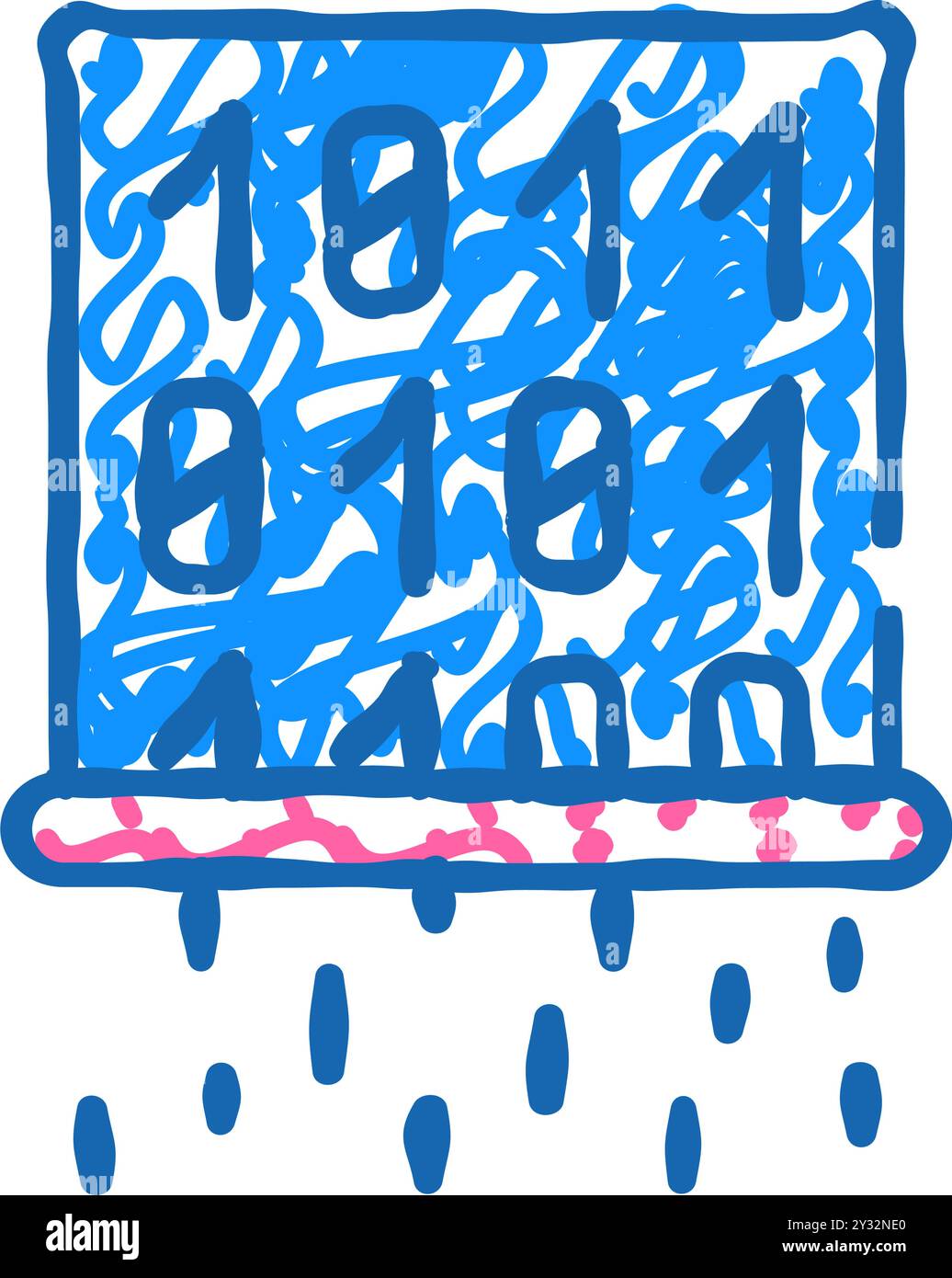 data deletion icon doodle illustration Stock Vector Image & Art - Alamy