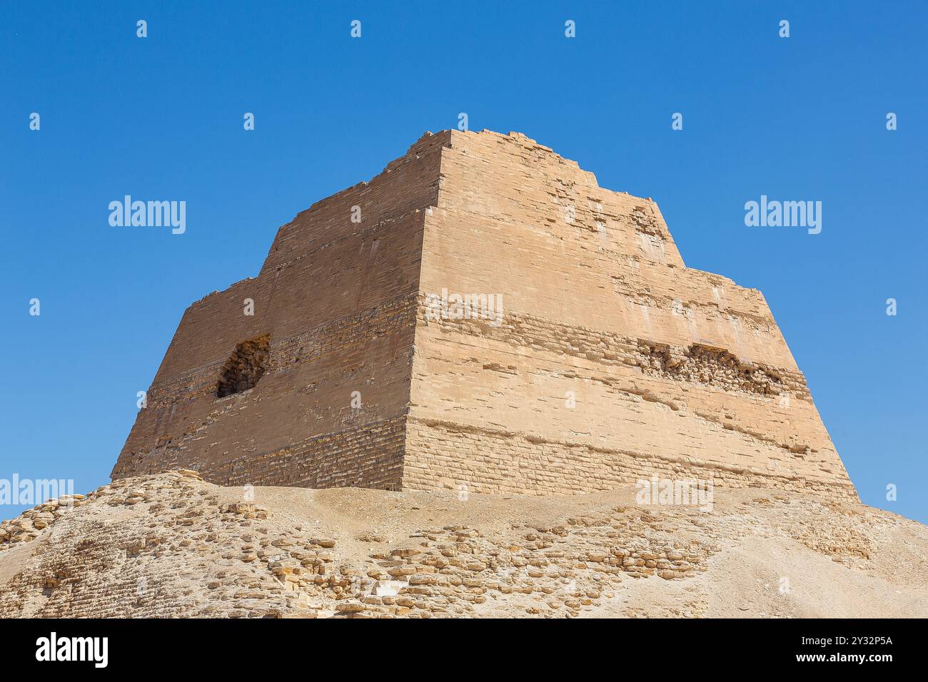 Egypt, Meidum, king Seneferu pyramid Stock Photo - Alamy