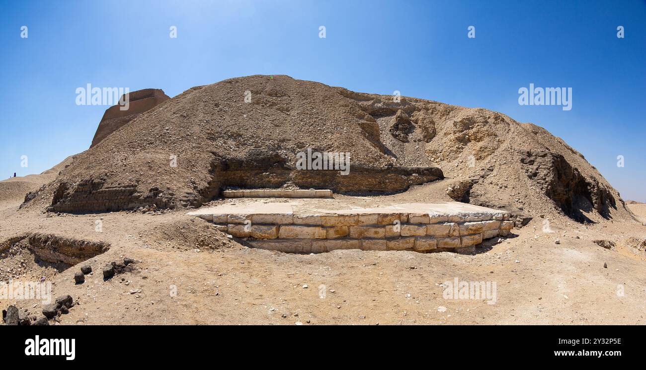 Egypt, Meidum, king Seneferu funerary complex, mastaba number 17, owner ...