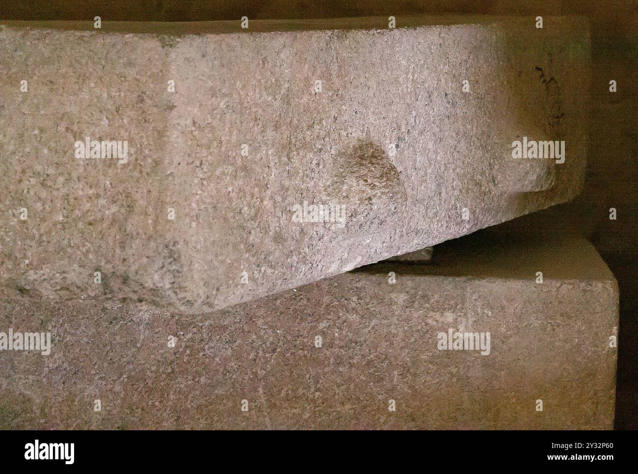 Egypt, Meidum, king Seneferu funerary complex, funerary room of the ...