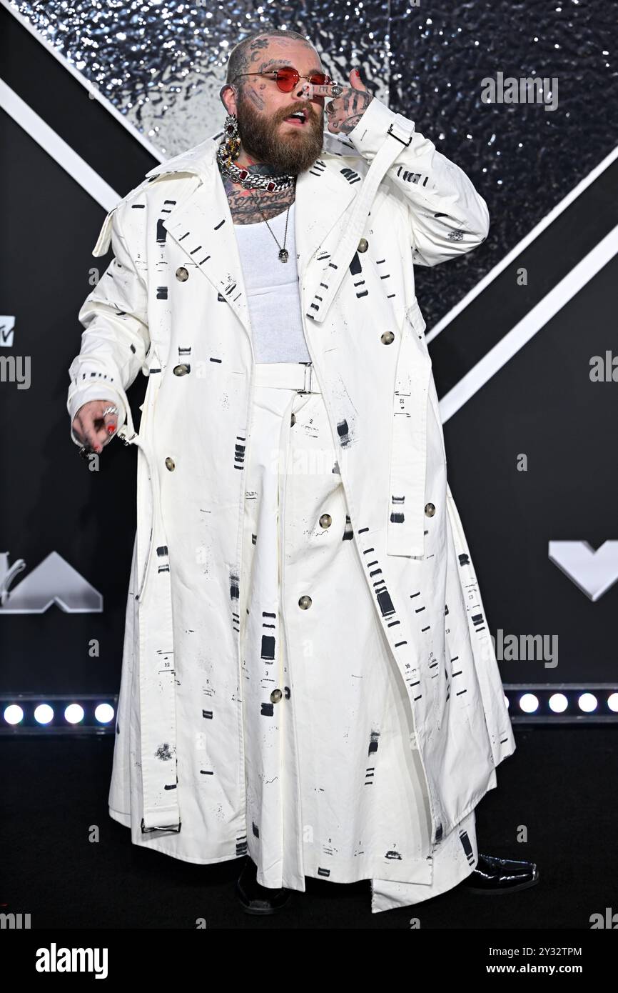 New York, USA. September 11th, 2024. Teddy Swims arriving at the MTV ...