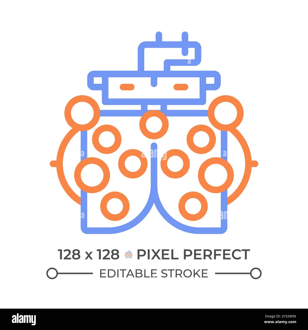 Illustration phoropter ophthalmic testing hi-res stock photography and ...