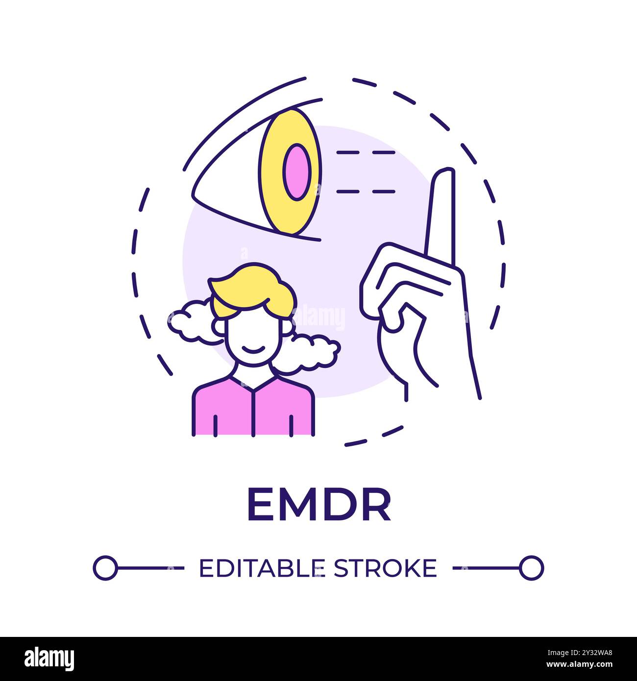 EMDR multi color concept icon Stock Vector Image & Art - Alamy EMDR multi color concept icon Stock Vector Image & Art - Alamy