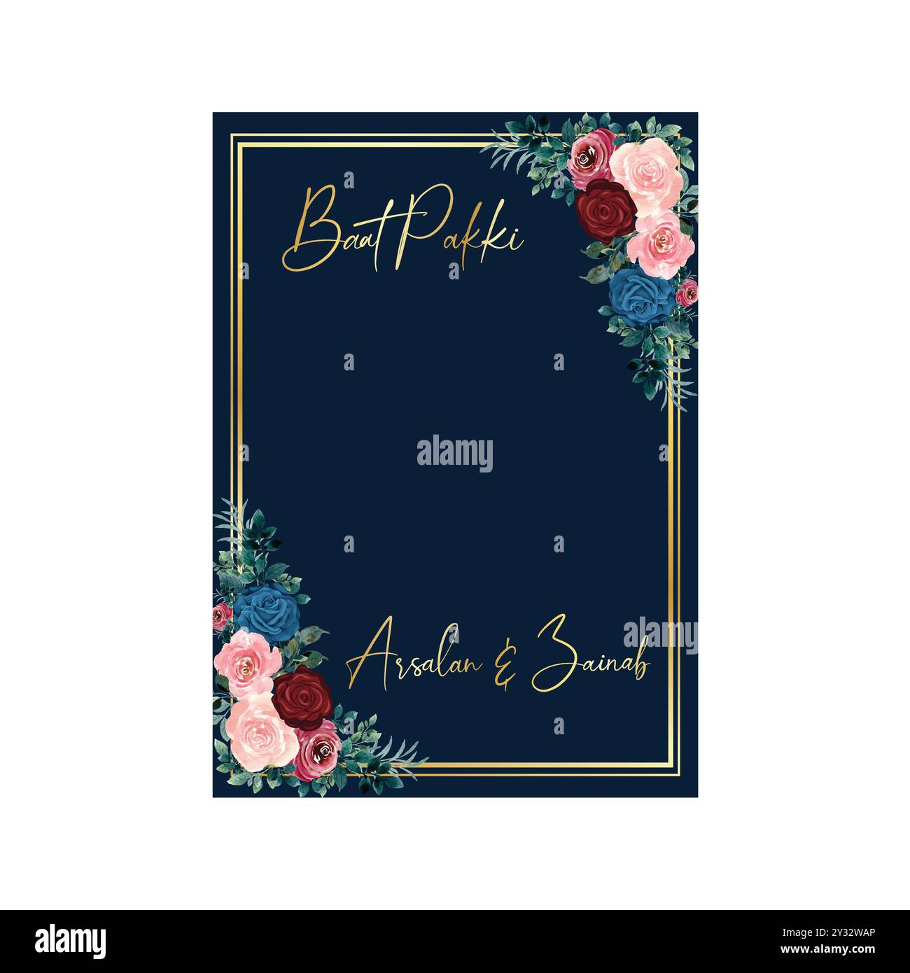 Luxury Floral Nikkah Certificate, Premium A4 Islamic Wedding Contract ...