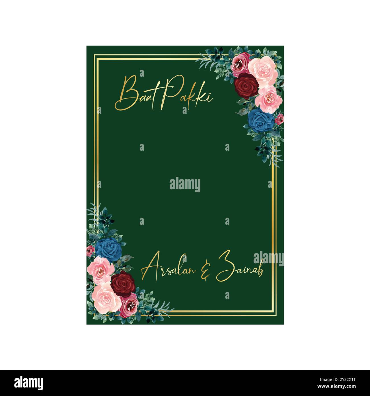 Luxury Floral Nikkah Certificate, Premium A4 Islamic Wedding Contract ...