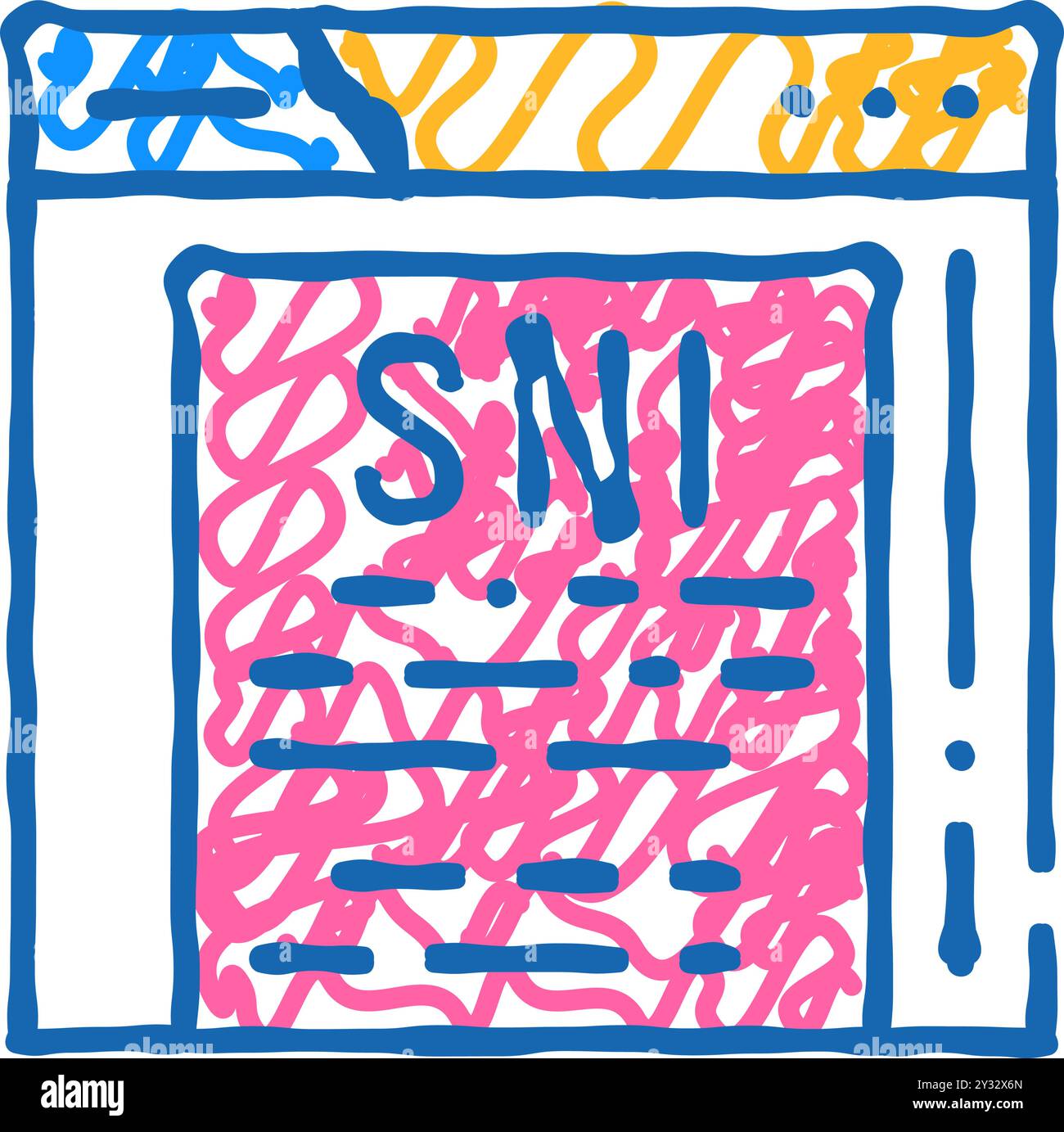 sni protocol icon doodle illustration Stock Vector Image & Art - Alamy