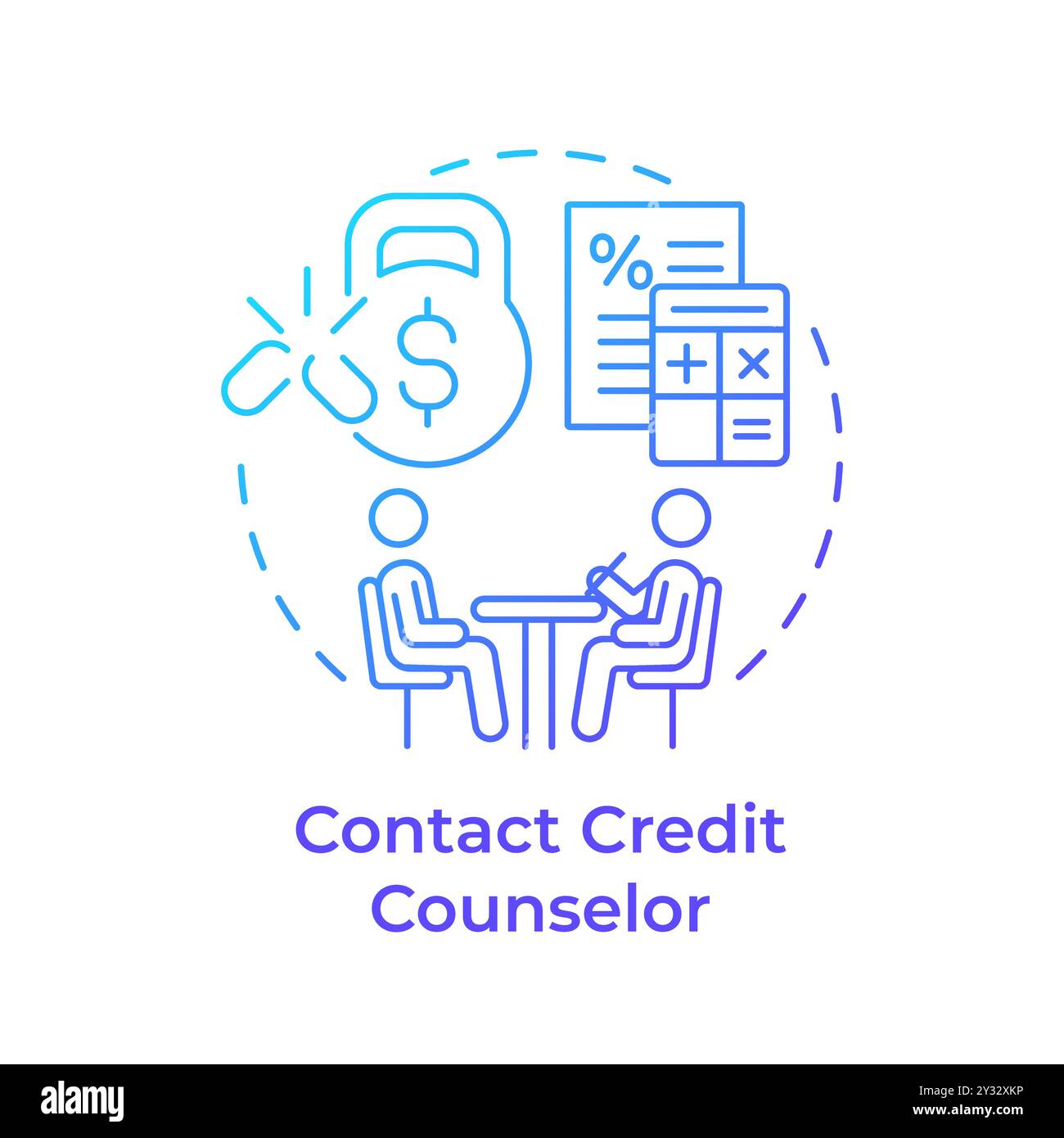 Contract credit counselor Stock Vector Images - Alamy