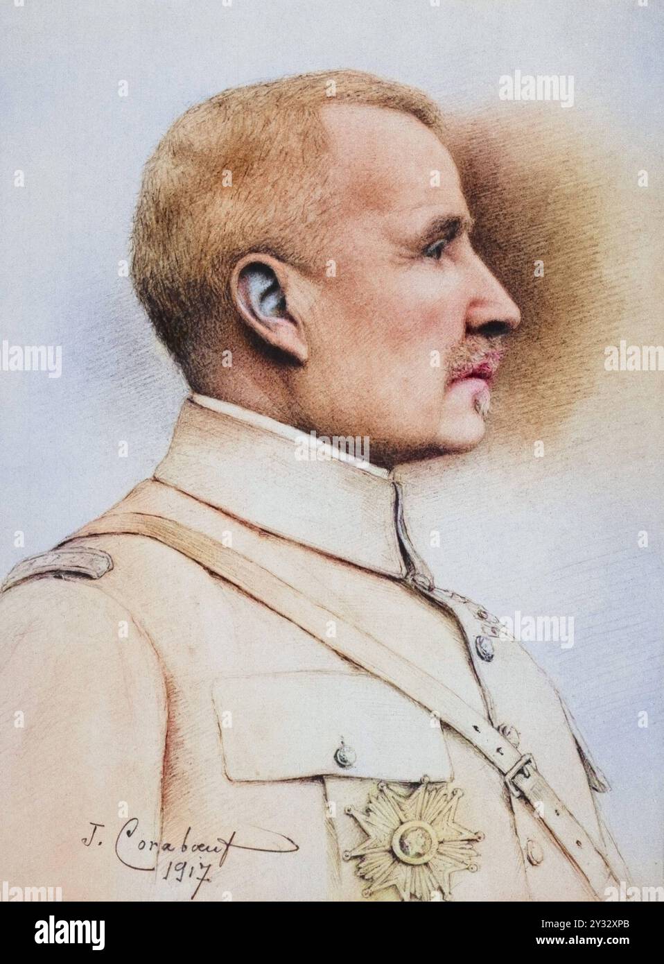 Robert Georges Nivelle 1856 bis 1924. Französischer Armeegeneral im ...