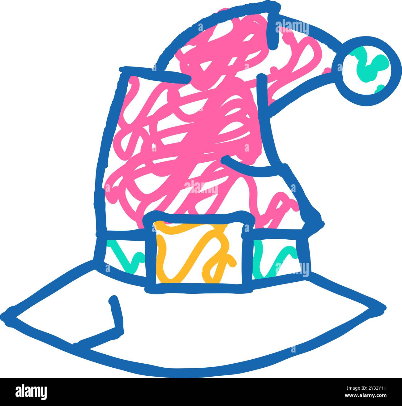 fantasy event icon doodle illustration Stock Vector Image & Art - Alamy