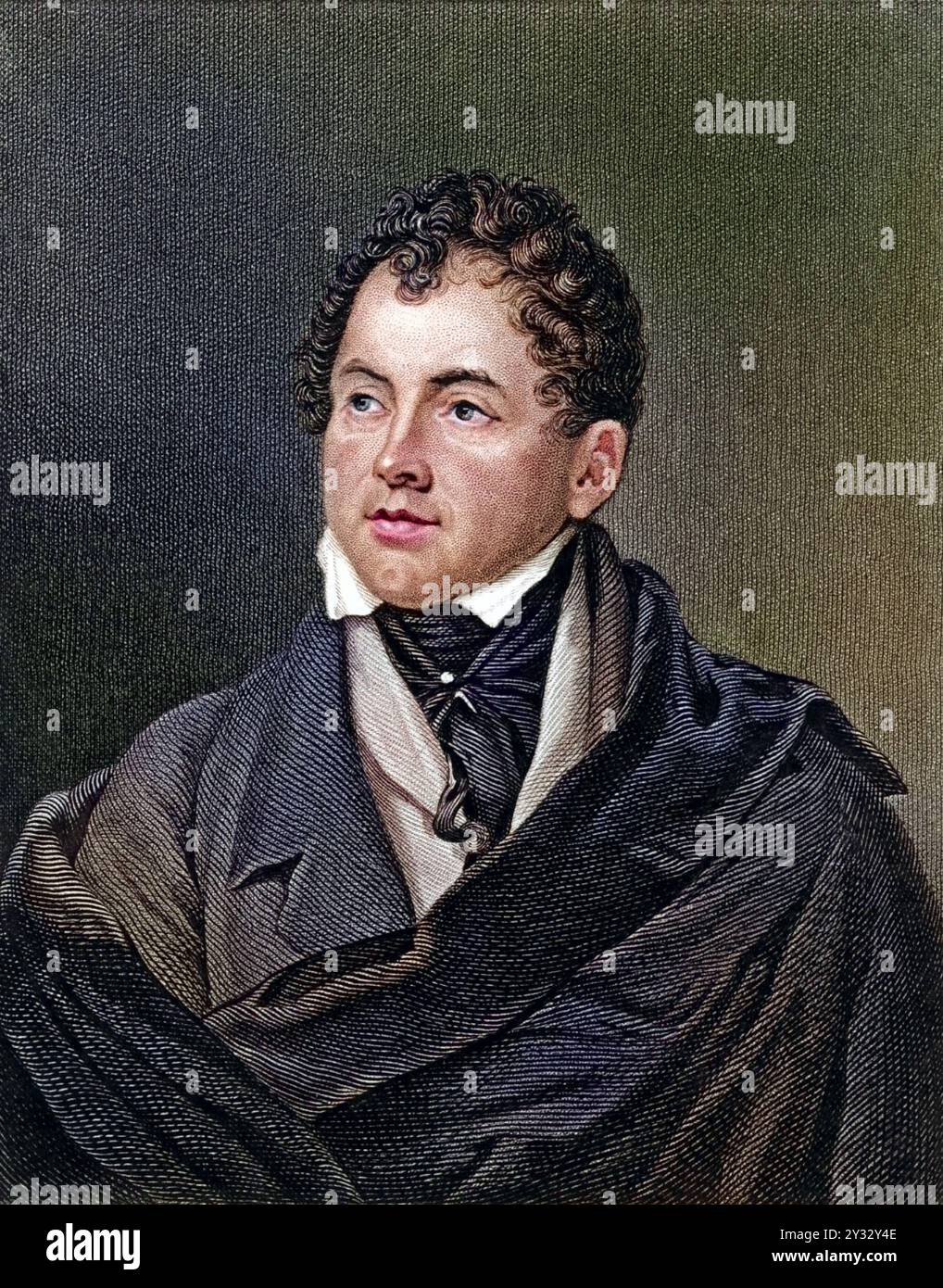 Thomas Moore 1779-1852 irischer Dichter und Schriftsteller. Freund von ...