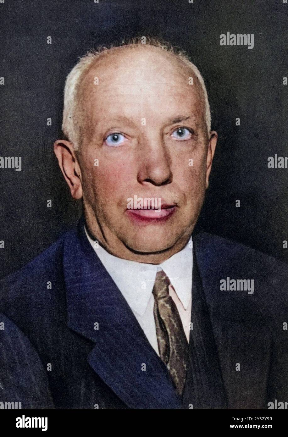 Richard George Strauss 1864-1949, deutscher Komponist und Dirigent ...