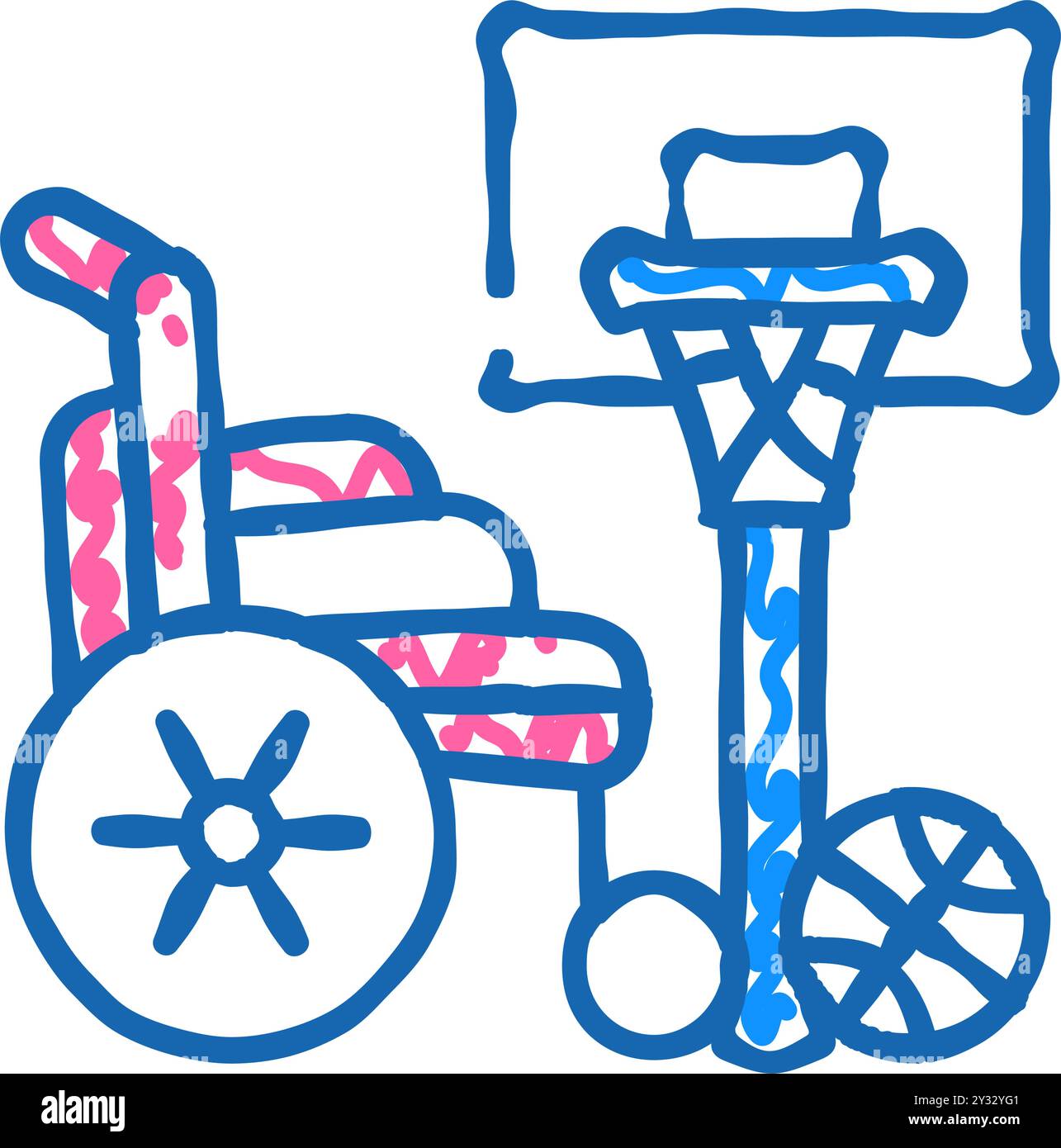 sport inclusive life icon doodle illustration Stock Vector Image & Art ...
