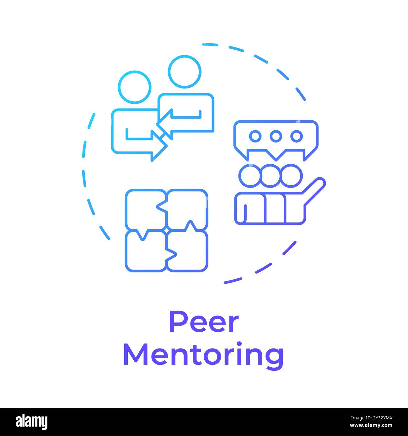 Mutual guidance Stock Vector Images - Alamy