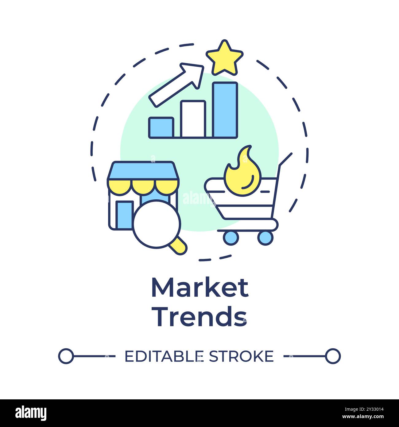 Market demand trends Cut Out Stock Images & Pictures - Alamy