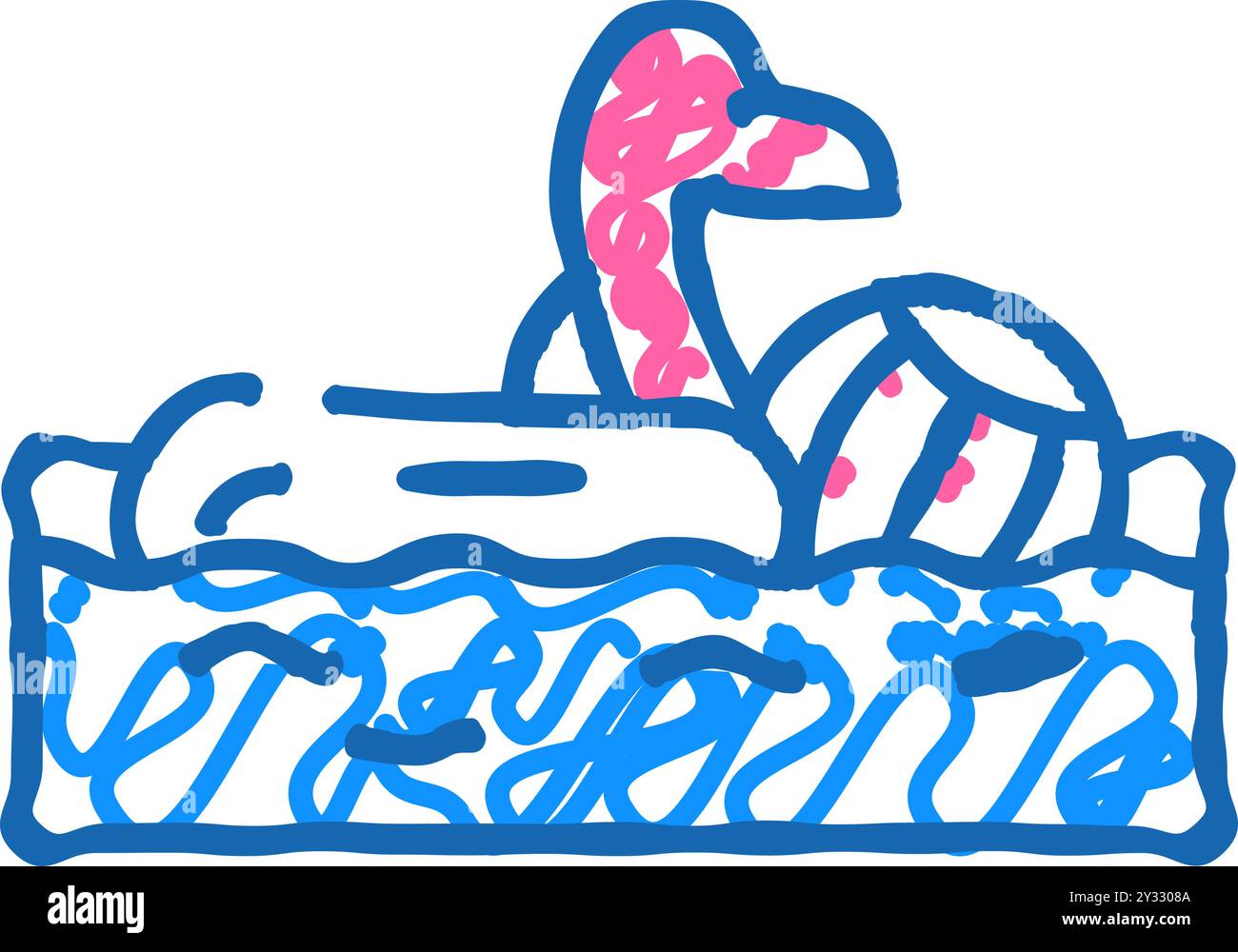 pool party event icon doodle illustration Stock Vector Image & Art - Alamy