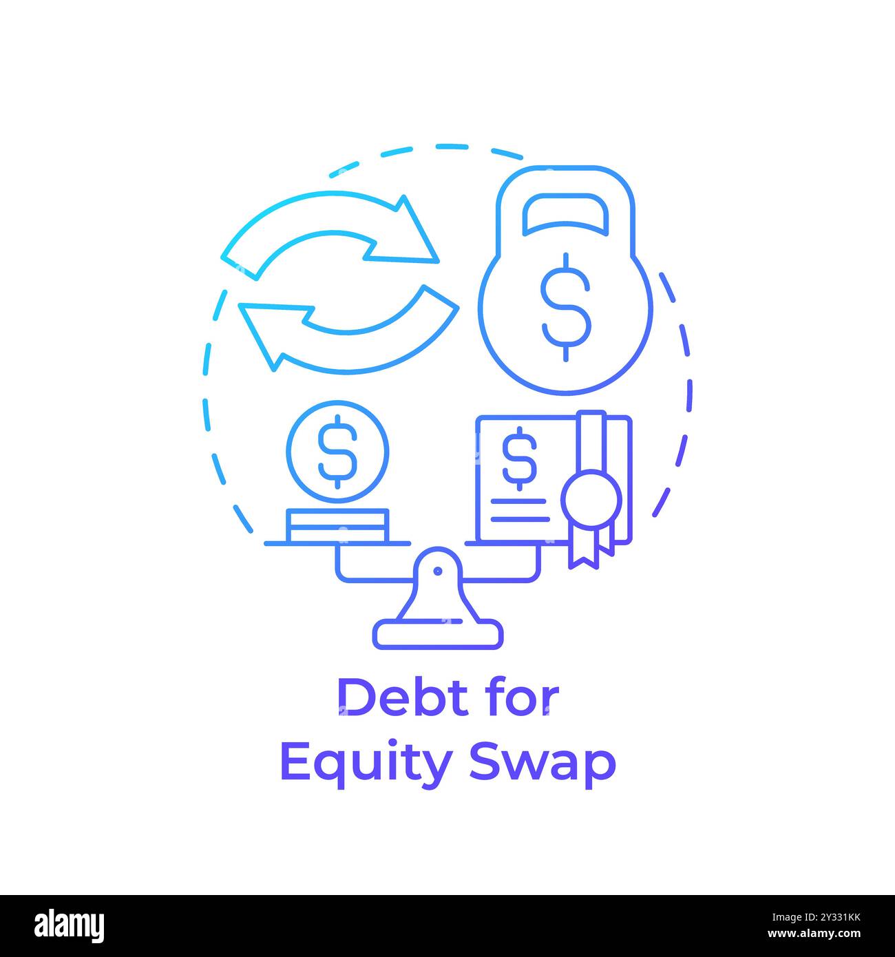 Equity swap Stock Vector Images - Alamy