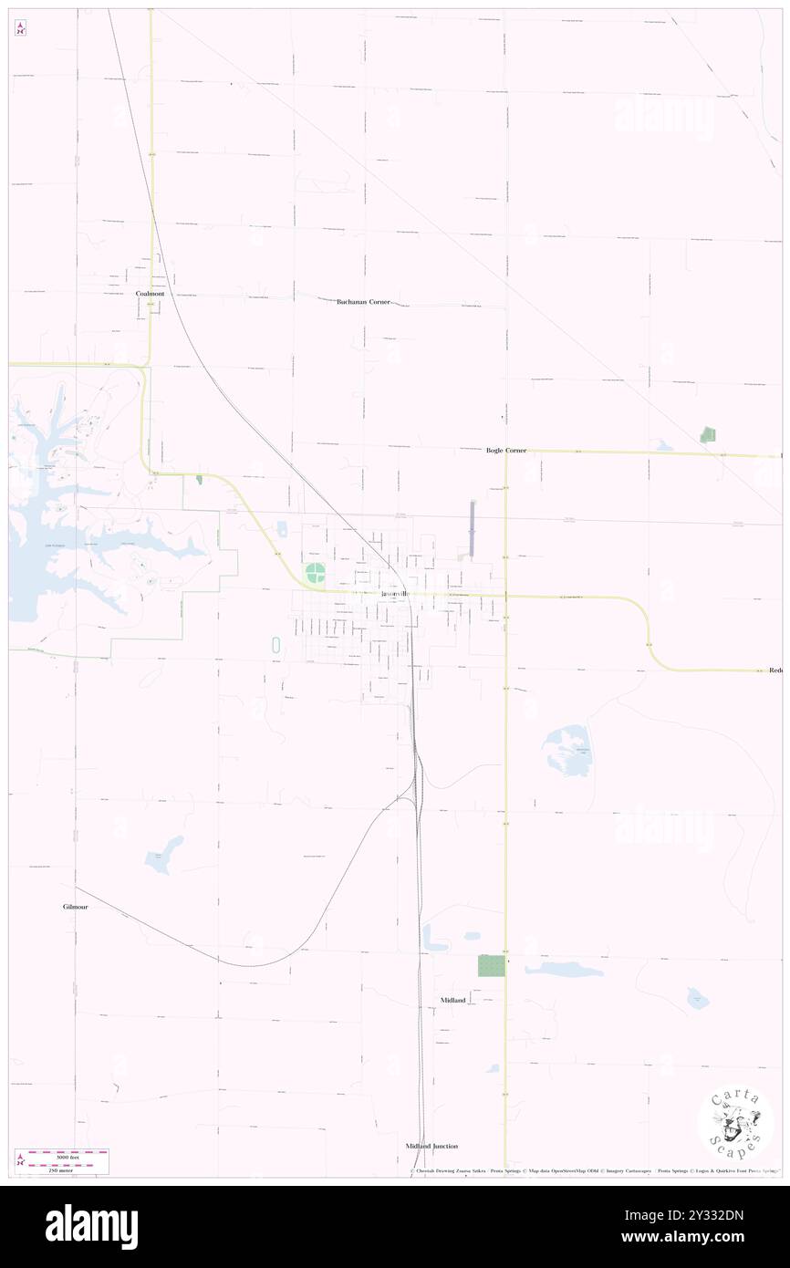 Jasonville map Cut Out Stock Images & Pictures - Alamy
