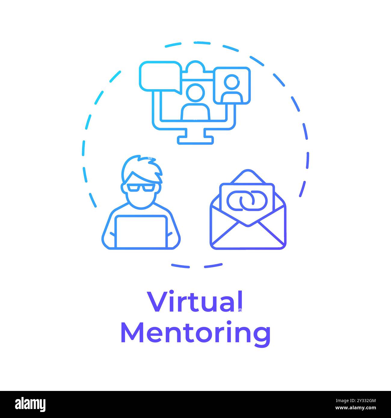 Digital mentoring Stock Vector Images - Alamy