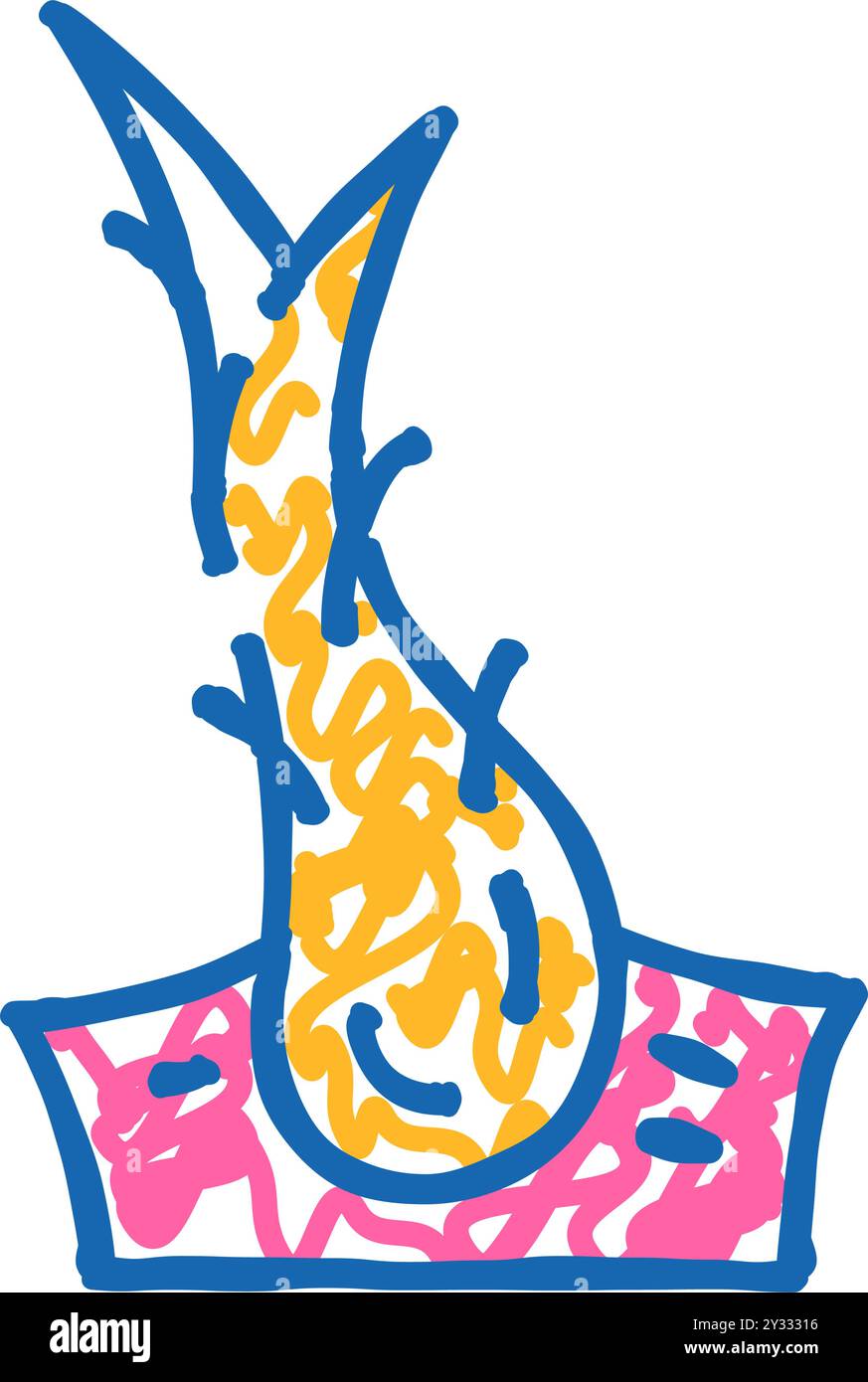 Split ends Cut Out Stock Images & Pictures - Alamy