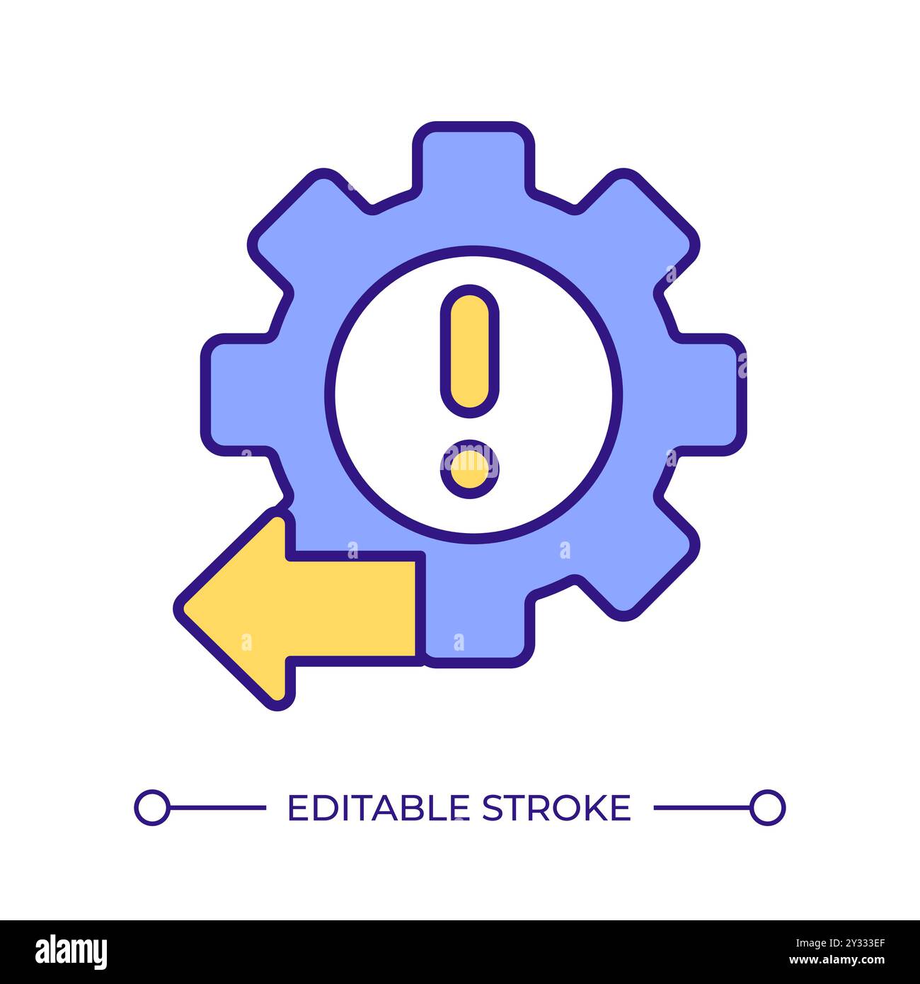 Shift left approach RGB color icon Stock Vector Image & Art - Alamy