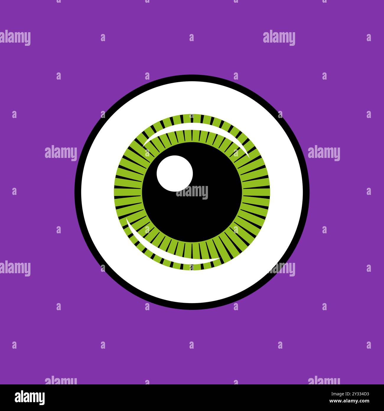 Ocular surface of eye Stock Vector Images - Alamy