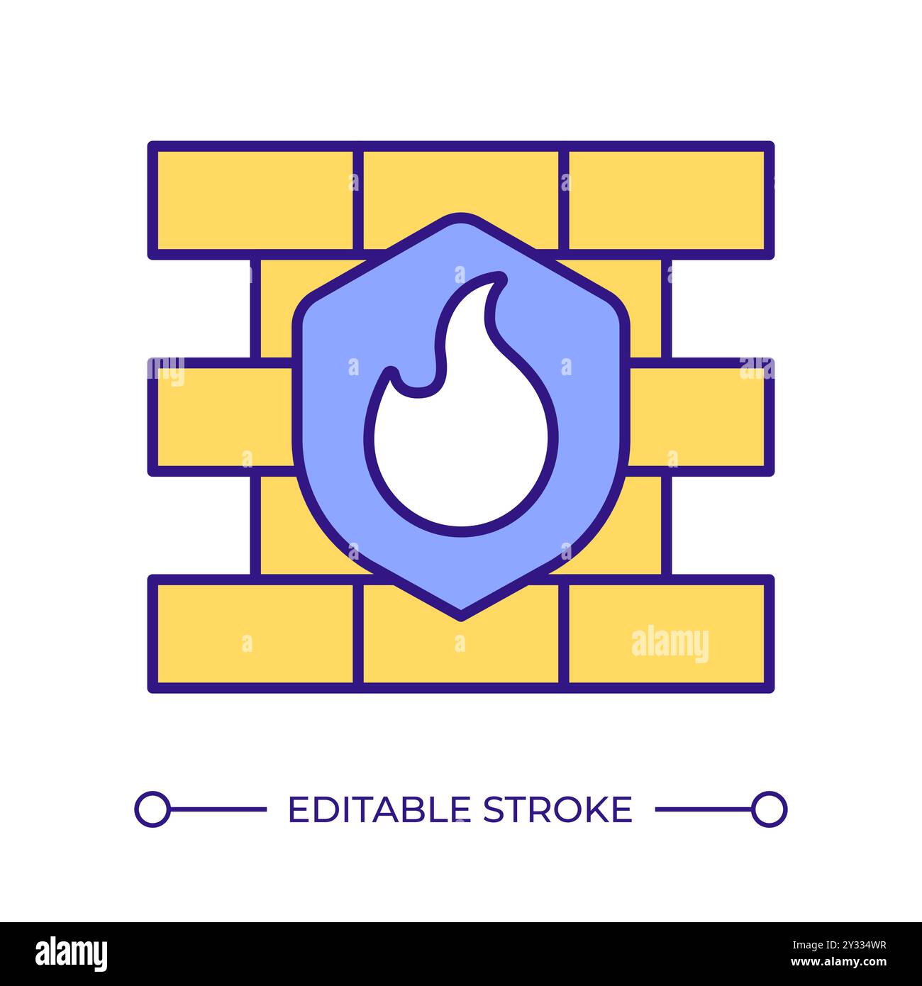 Network firewall image Stock Vector Images - Alamy