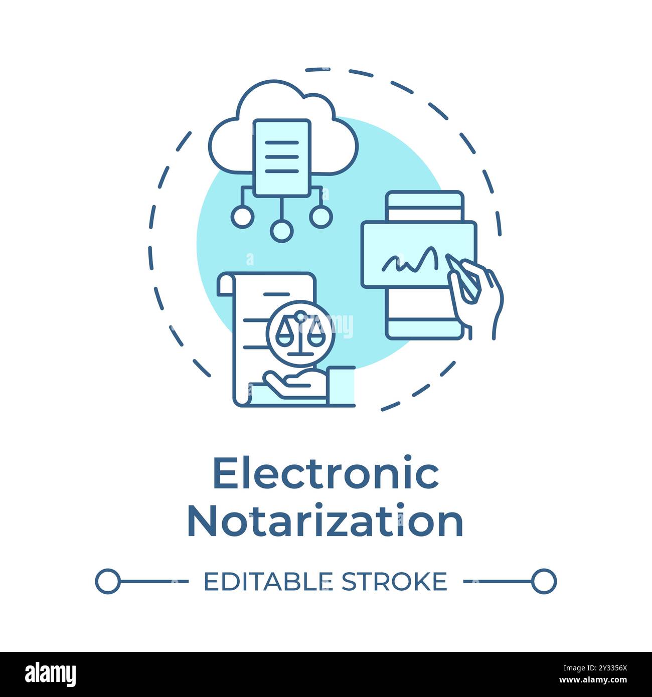 Electronic notarization hi-res stock photography and images - Alamy