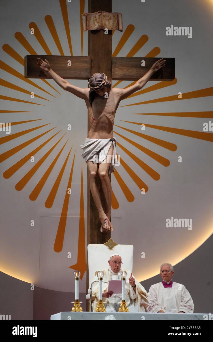 Pope Francis presides over a mass 'In Memory of the Most Holy Name of ...