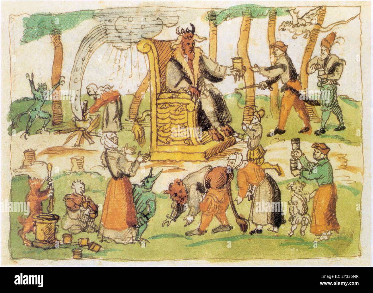 Devil dance zeichnung hi-res stock photography and images - Alamy