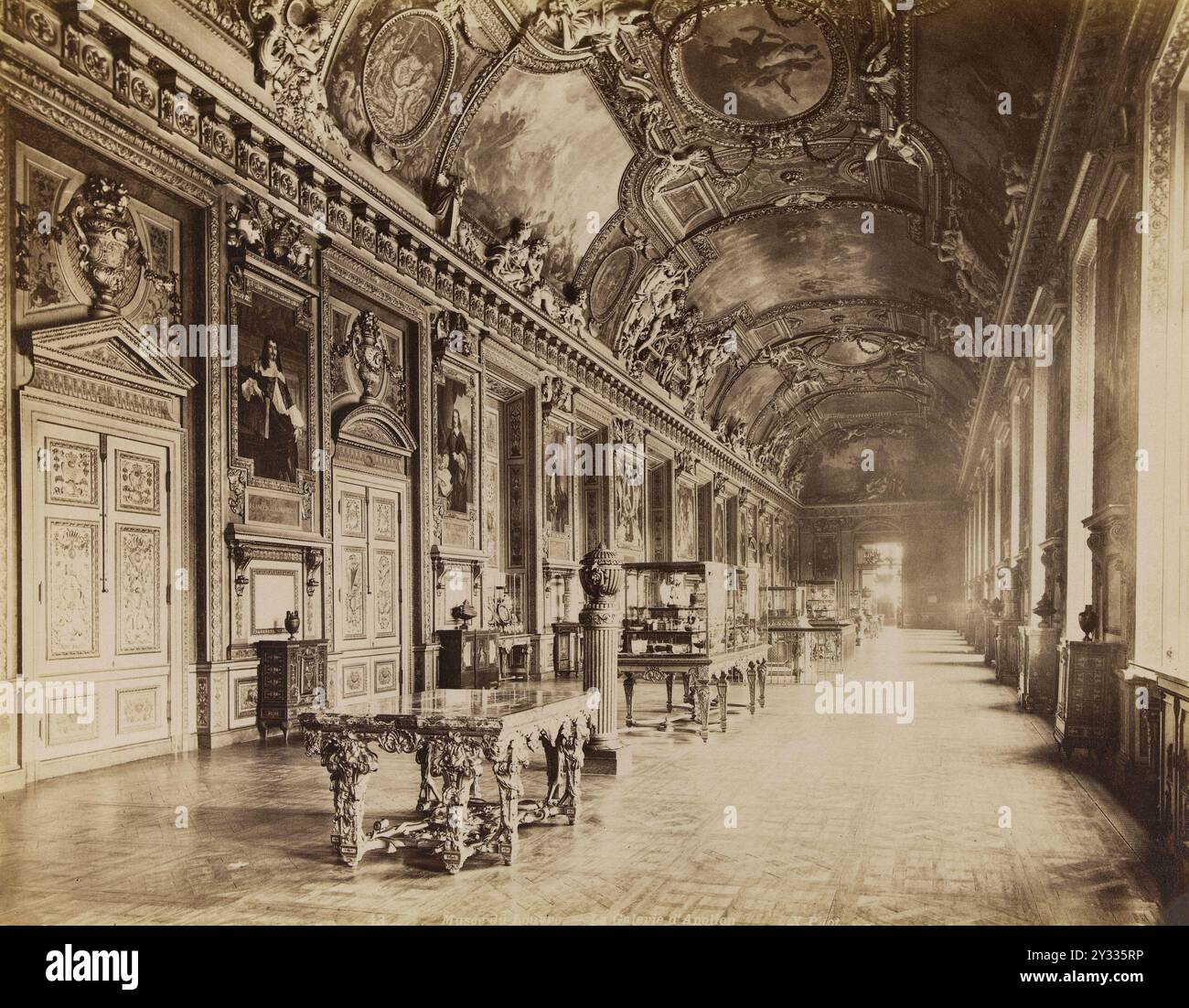 Louvre Museum, The Apollo Gallery, 1885, 1st arrondissement, Paris ...