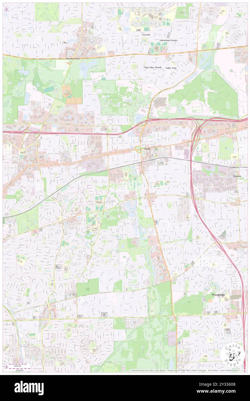 Map of dupage hi-res stock photography and images - Alamy