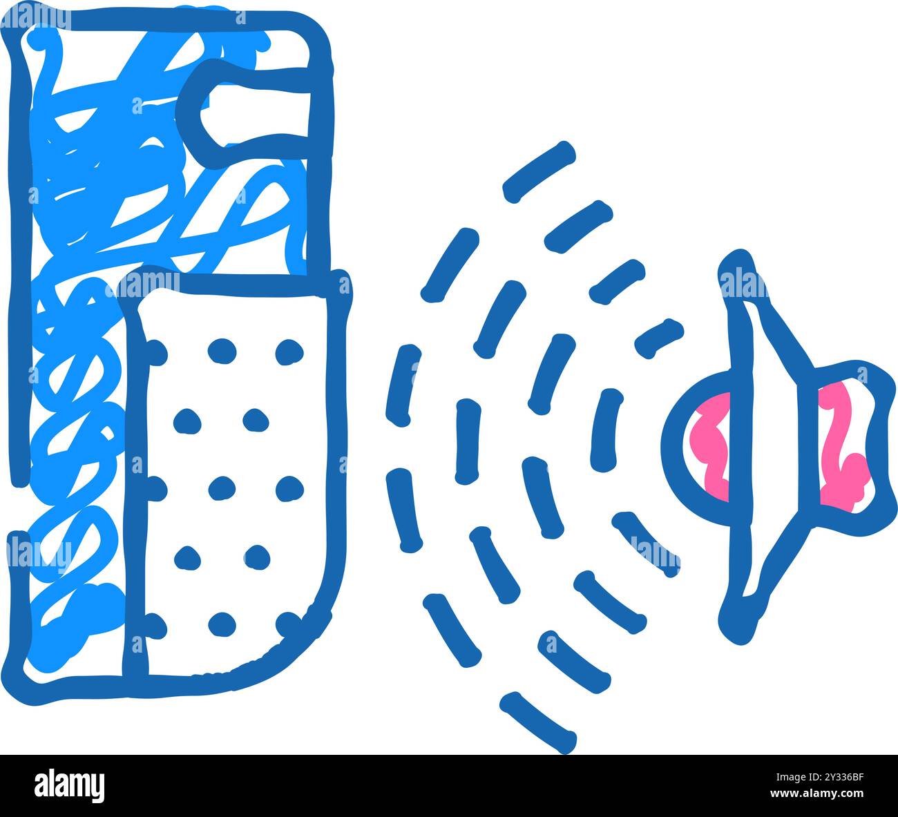 sound sensor icon doodle illustration Stock Vector Image & Art - Alamy