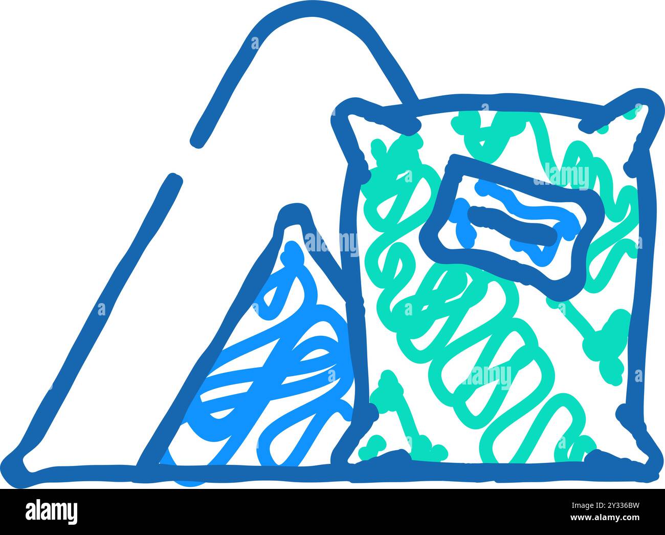 concrete building material icon doodle illustration Stock Vector Image ...