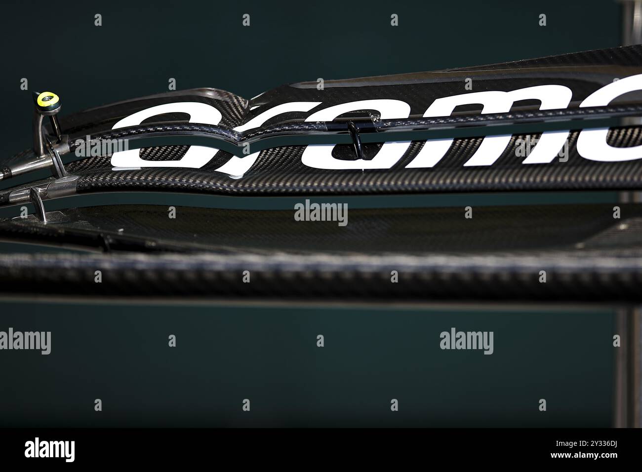 Baku, Azerbaijan, 12/09/2024, Aston Martin F1 Team AMR23, mechanical ...