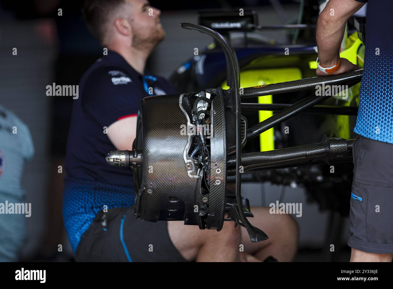 Baku, Azerbaijan, 12/09/2024, Williams Racing FW46, mechanical detail ...