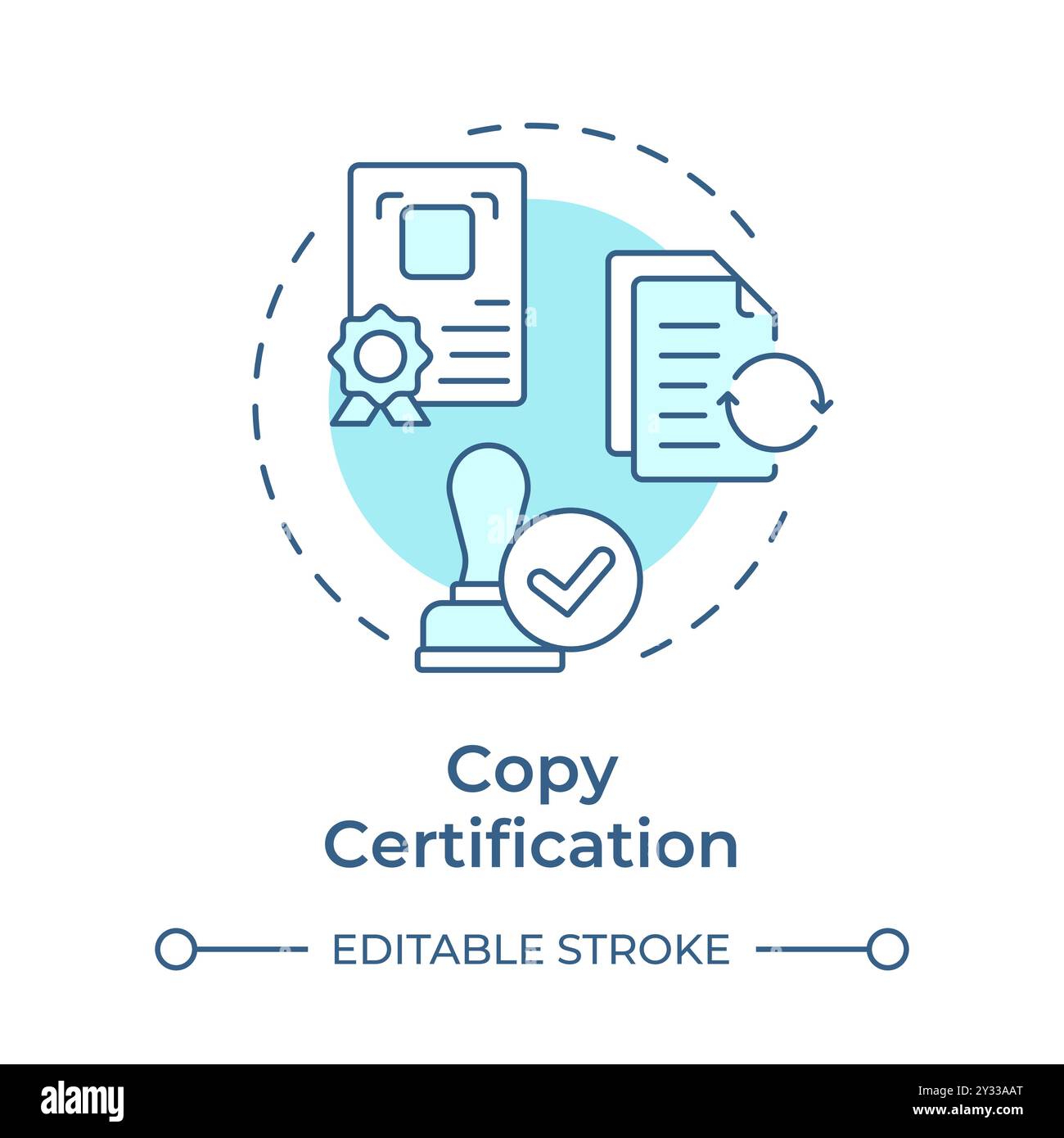 Certificate of authenticity art Stock Vector Images - Alamy