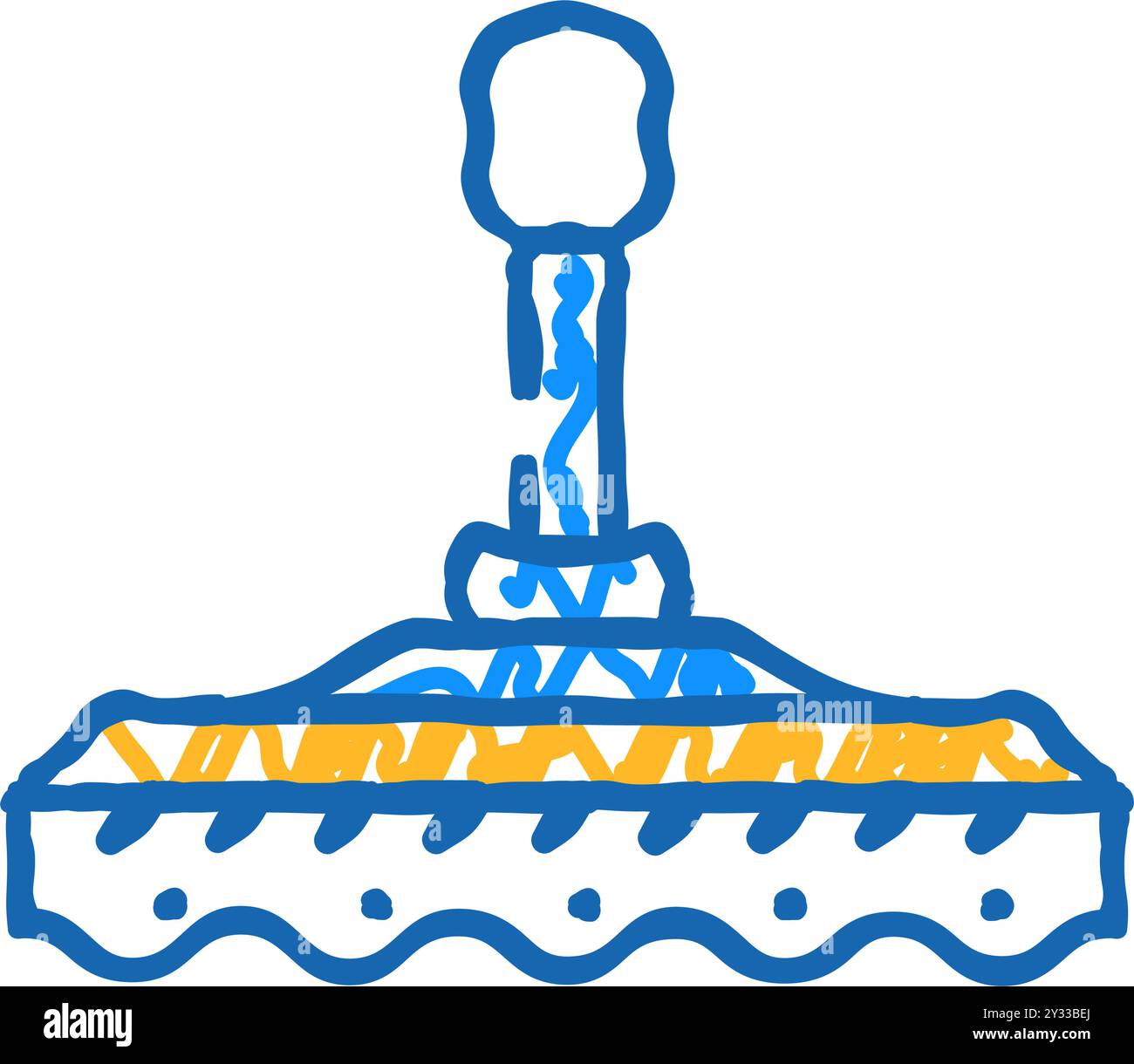 device nozzle for car polishing icon doodle illustration Stock Vector ...