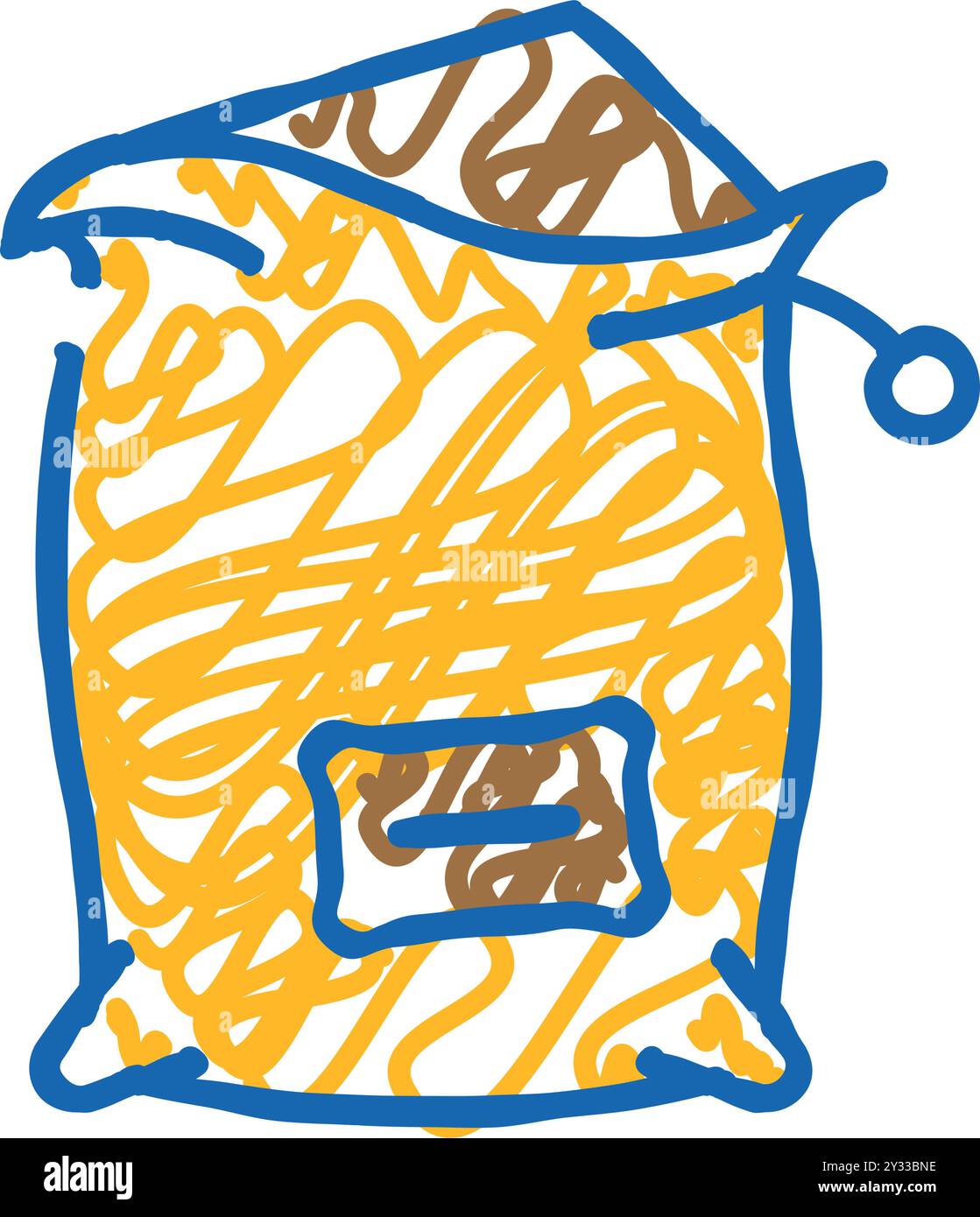 bag compost icon doodle illustration Stock Vector Image & Art - Alamy