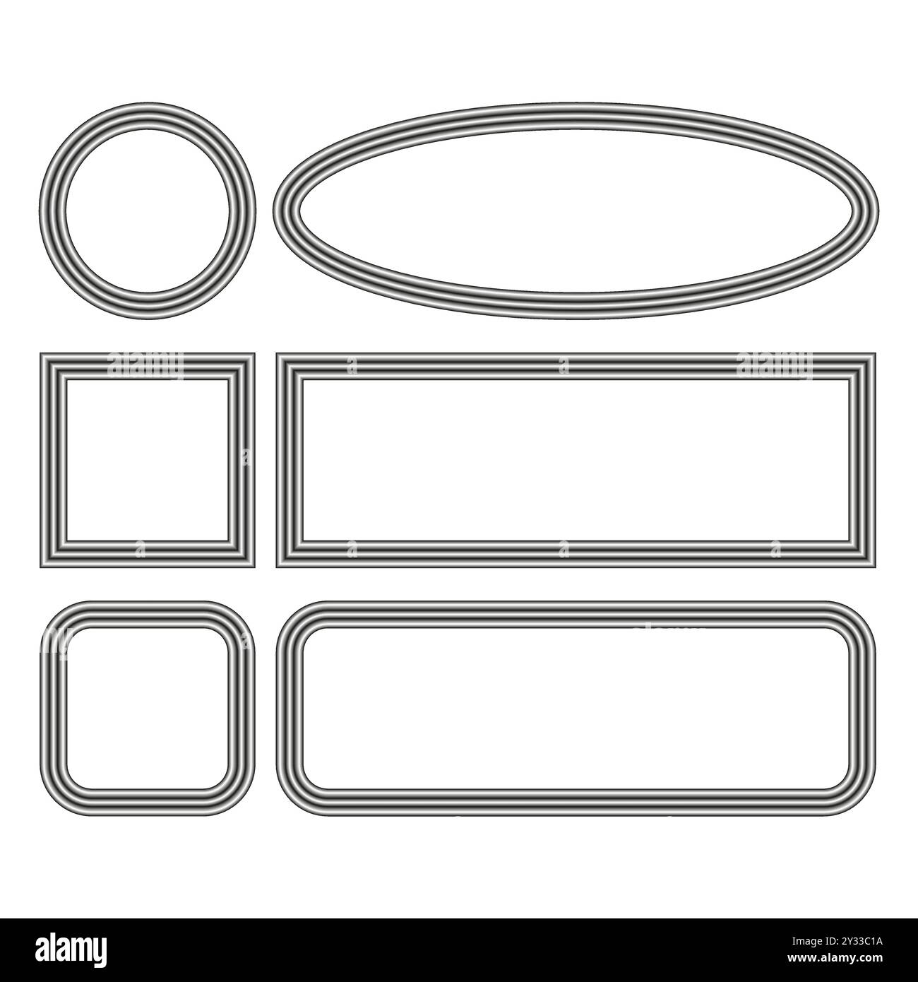 Outline oval shape hi-res stock photography and images - Alamy