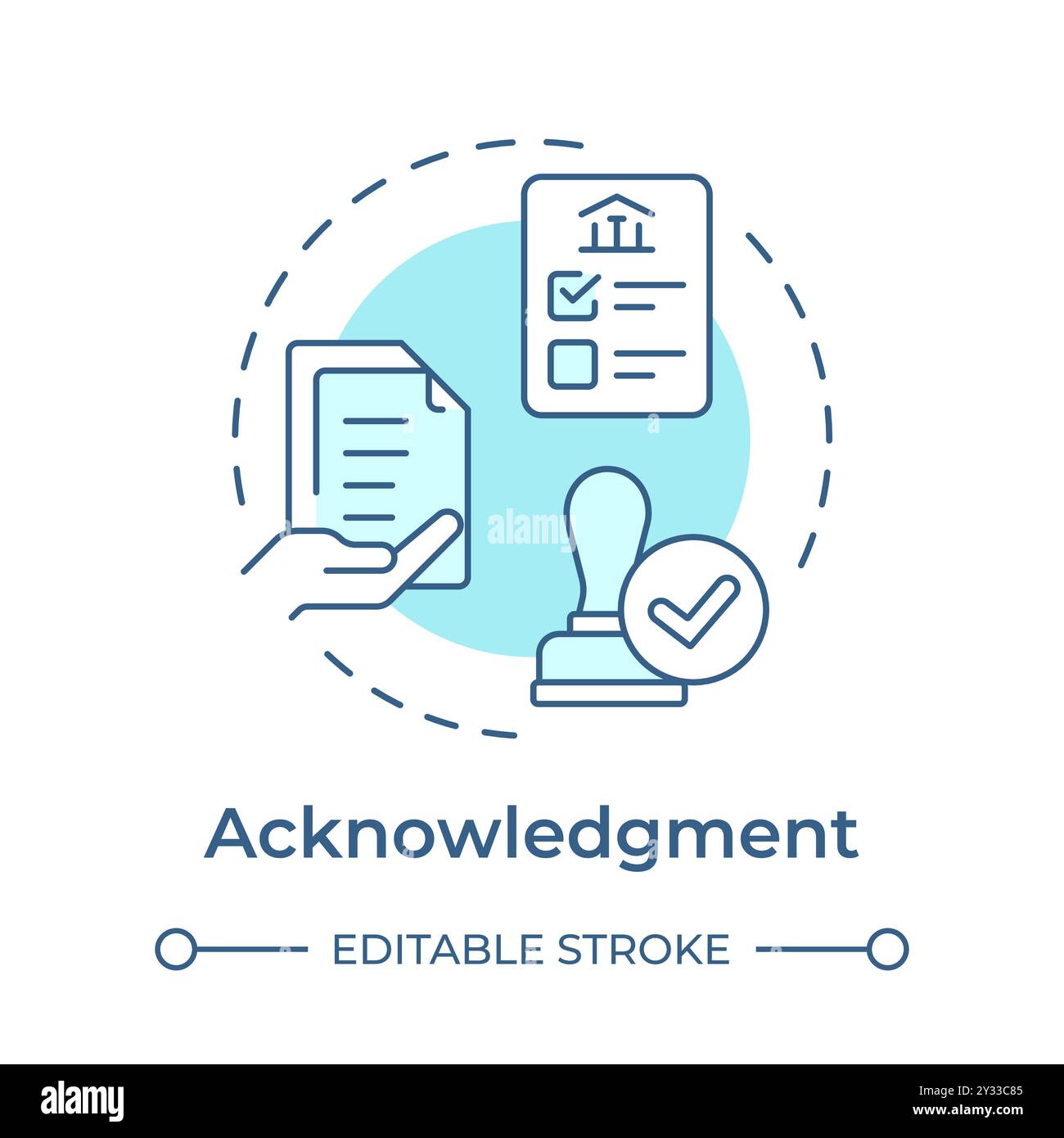 Acknowledgment graphic hi-res stock photography and images - Alamy
