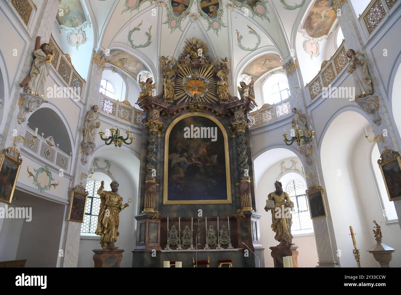 Pfarrkirche Sankt Magdalena, Innenraum, Altar, Fürstenfeldbruck ...