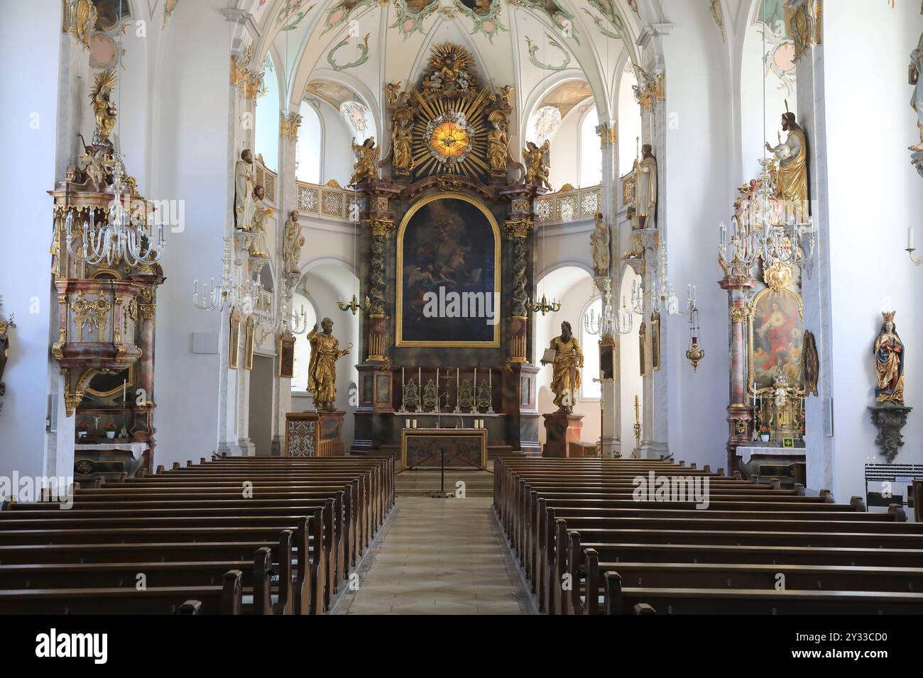Pfarrkirche Sankt Magdalena, Innenraum, Altar, Fürstenfeldbruck ...