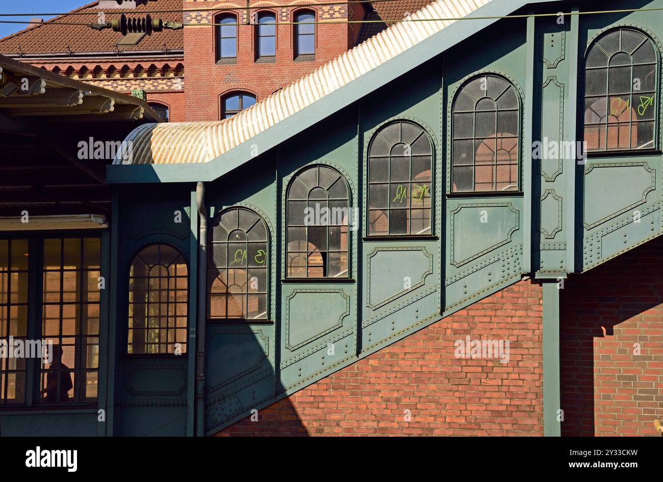 Europa, Deutschland, Hamburg, Harburg, Bahnhof, Bahnsteig, alter ...