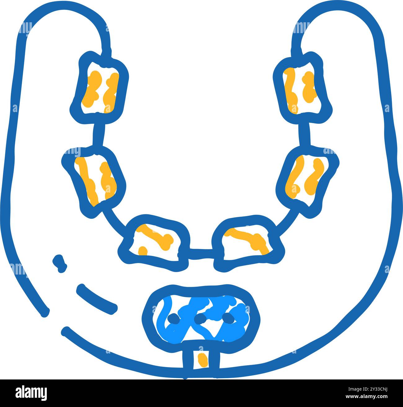 neck ems training icon doodle illustration Stock Vector Image & Art - Alamy