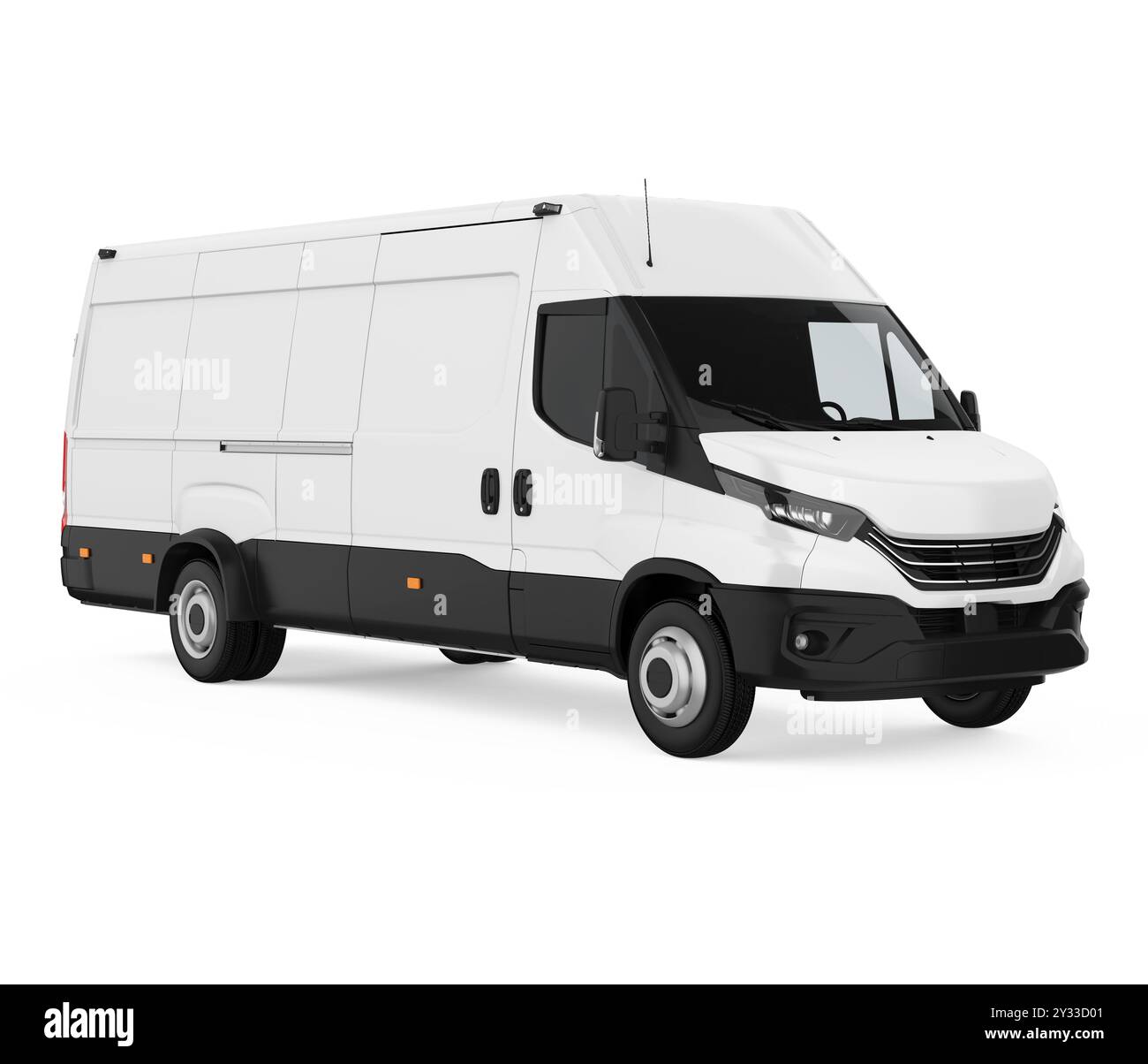 Delivery Van Isolated Stock Photo - Alamy