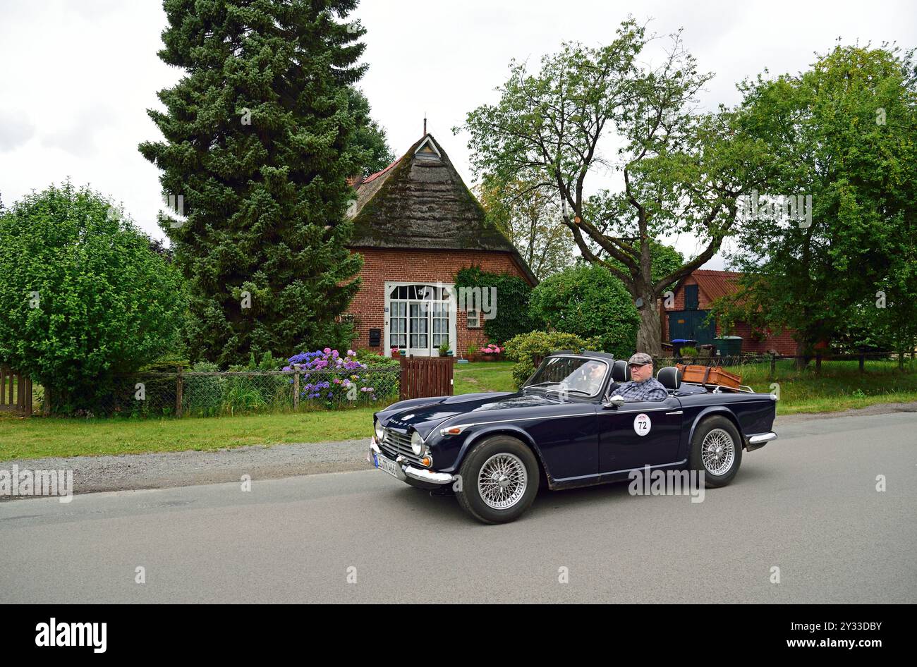Europa, Deutschland, Niedersachsen, Niederelbe Classics, Oldtimer Tour, Triumph TR 4, Baujahr ...