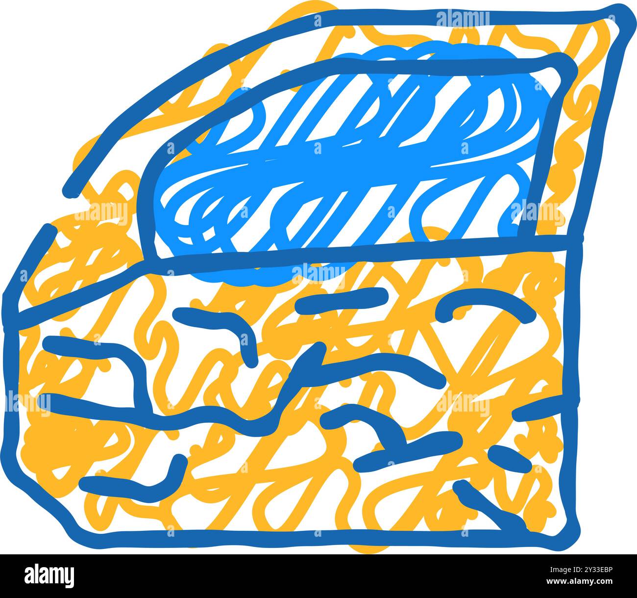 Damaged headlight on car Stock Vector Images - Alamy