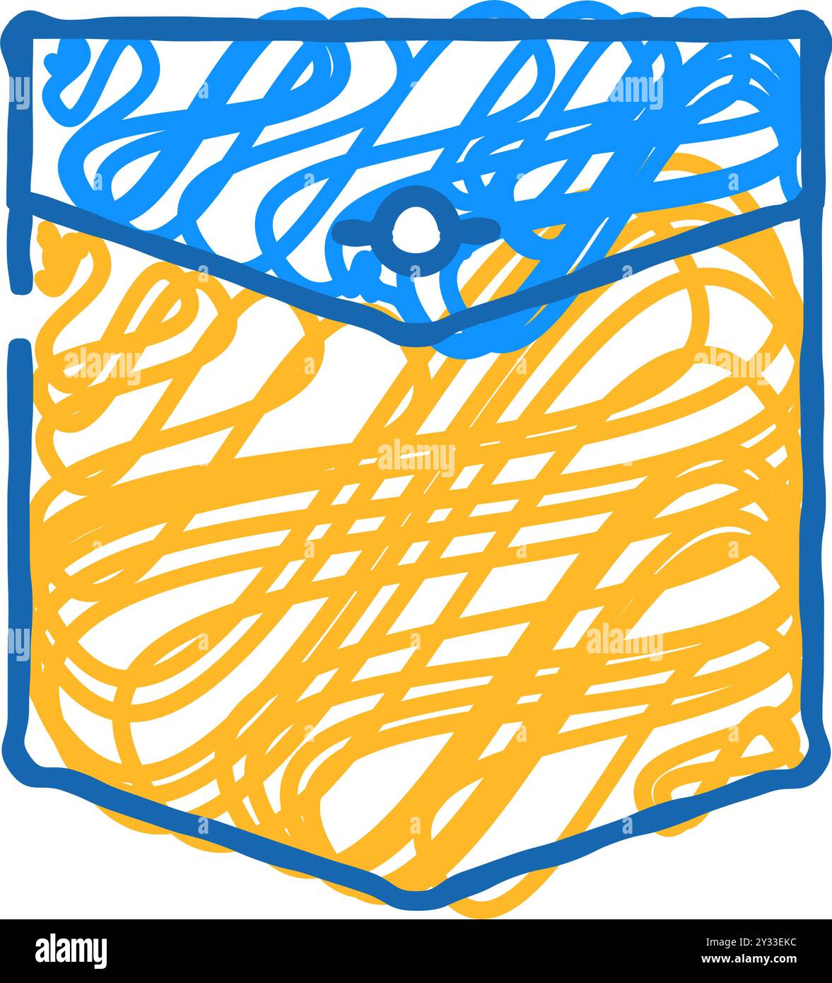 western pocket icon doodle illustration Stock Vector Image & Art - Alamy