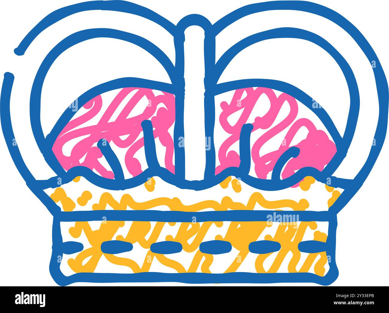 crown spain king icon doodle illustration Stock Vector Image & Art - Alamy