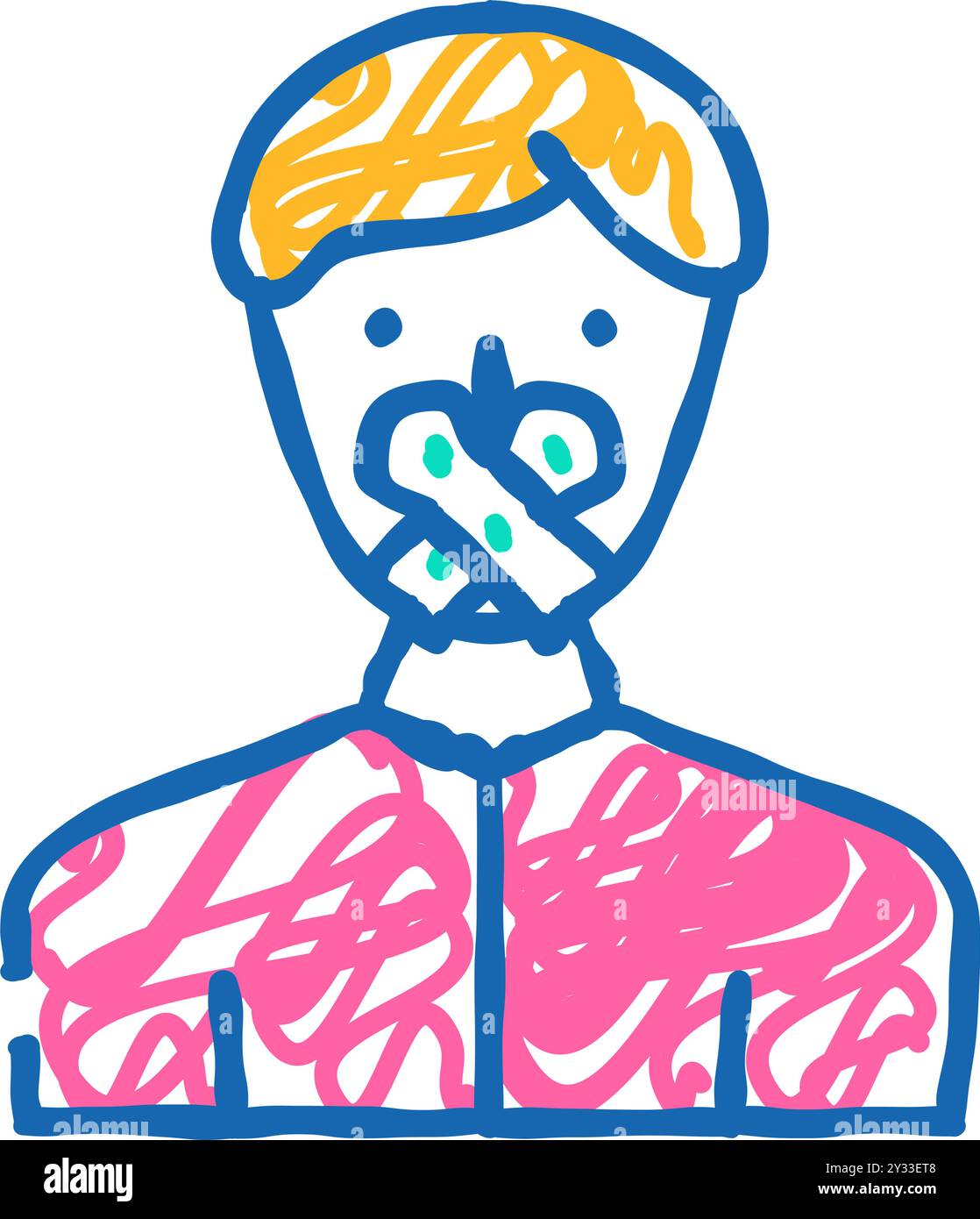 closed money icon doodle illustration Stock Vector Image & Art - Alamy